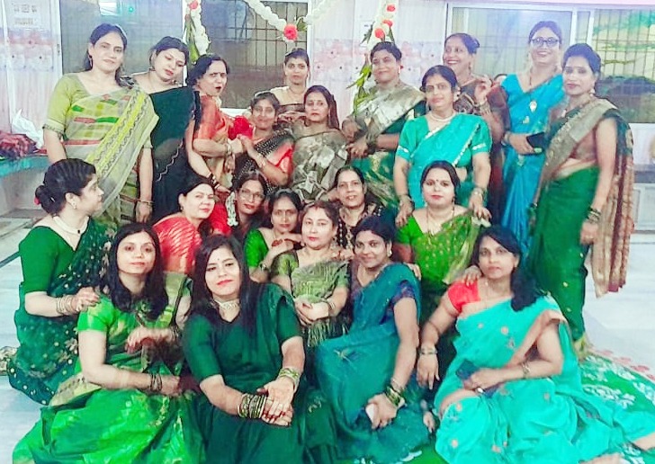 jamshedpur sindhara mahotsav- परसुडीह सोसाइटी कॉलोनी की महिलाओं ने ...